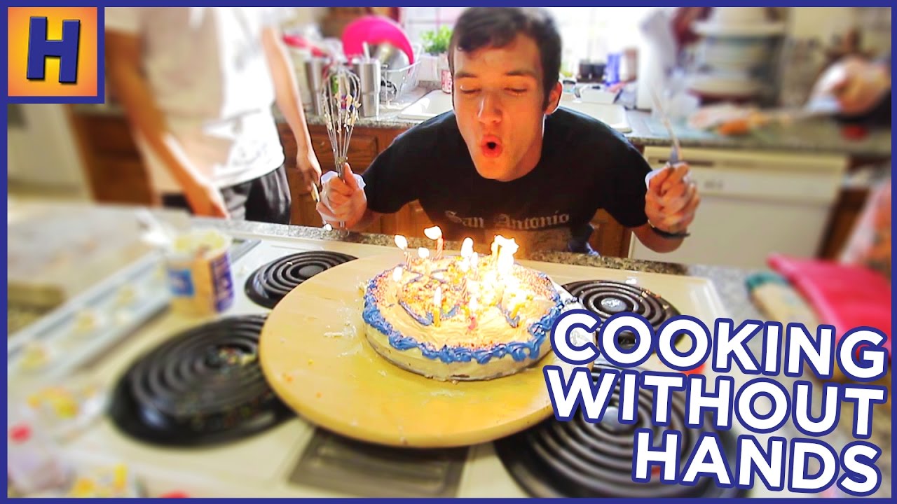 Handless Man Celebrates Birthday (MasterJeff - Hands-Free Cooking ...