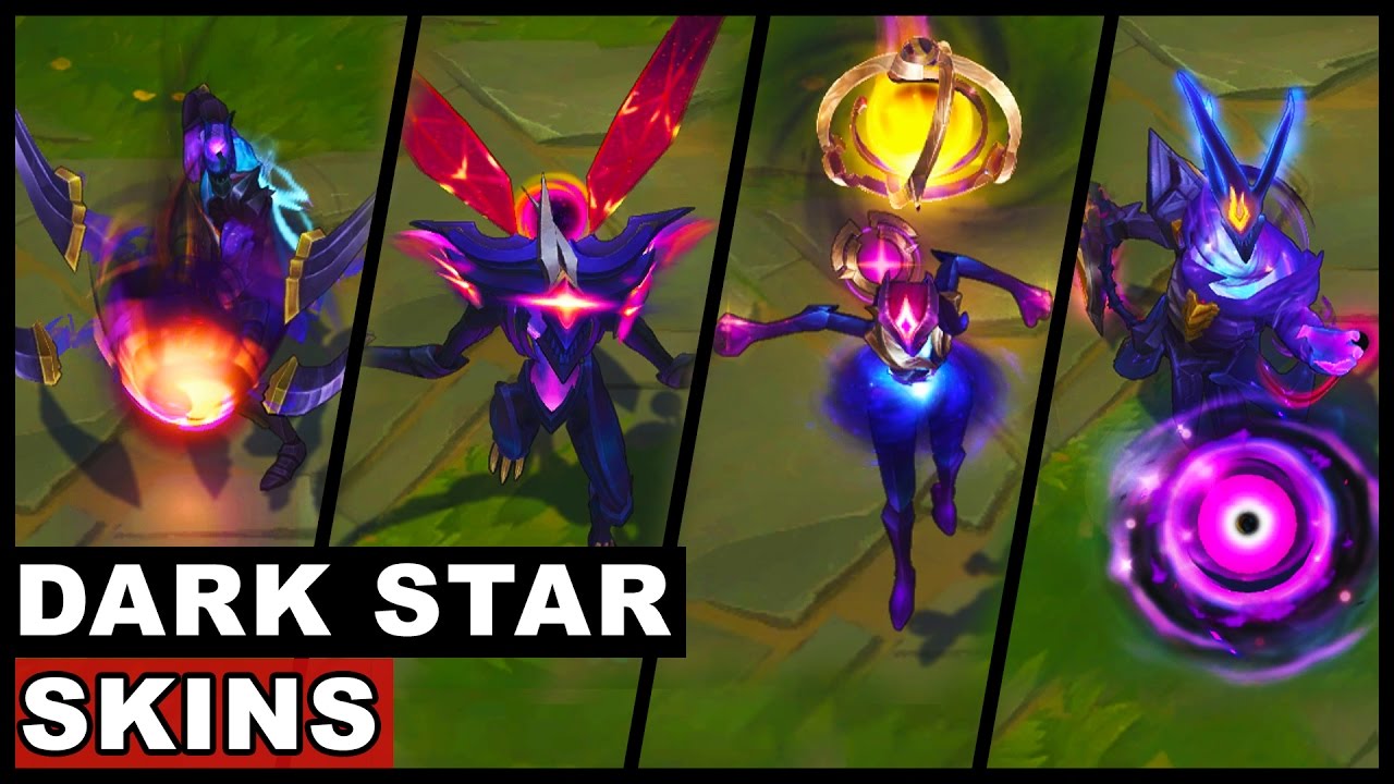 All Dark Star Skins Final Update Kha'Zix Orianna Thresh Varus (League ...