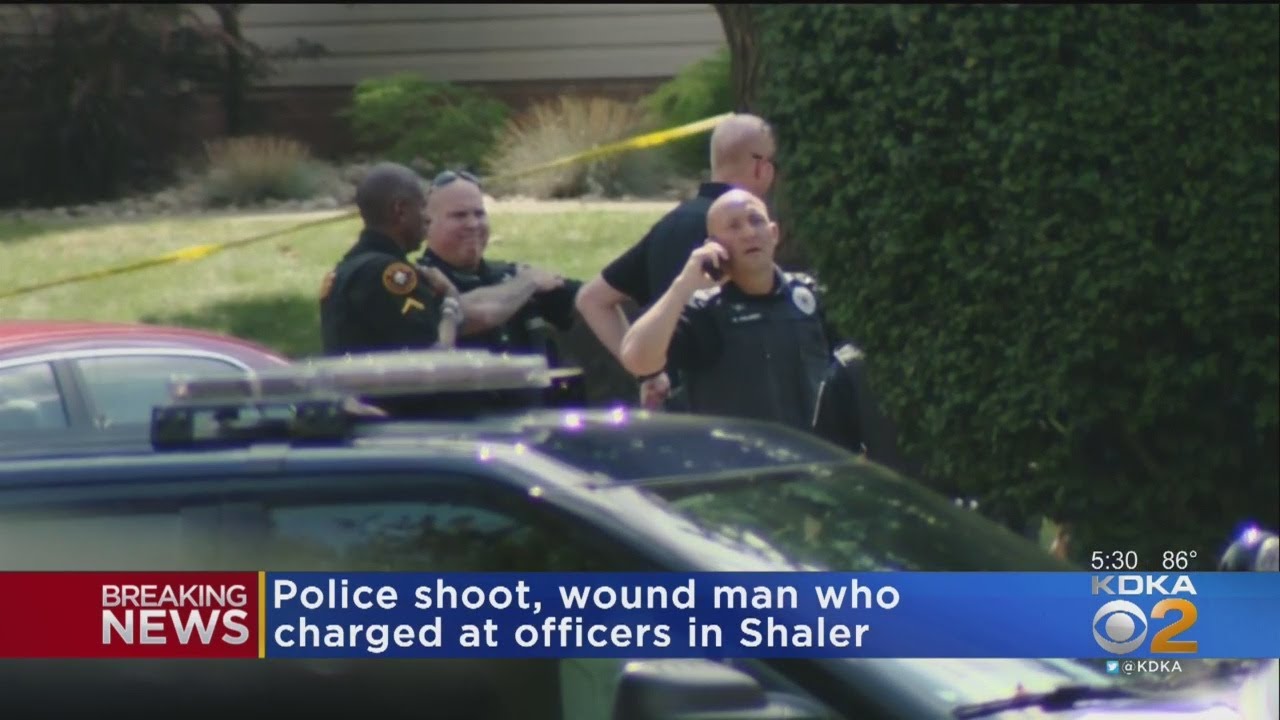 Police Shoot, Wound Man Who Charged At Officers - YouTube