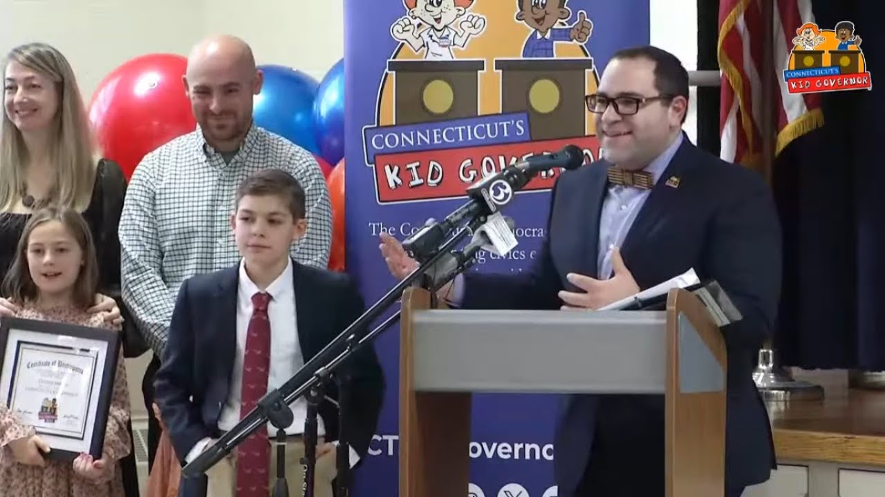 Live Announcement of the 2024 Connecticut's Kid Governor! - YouTube