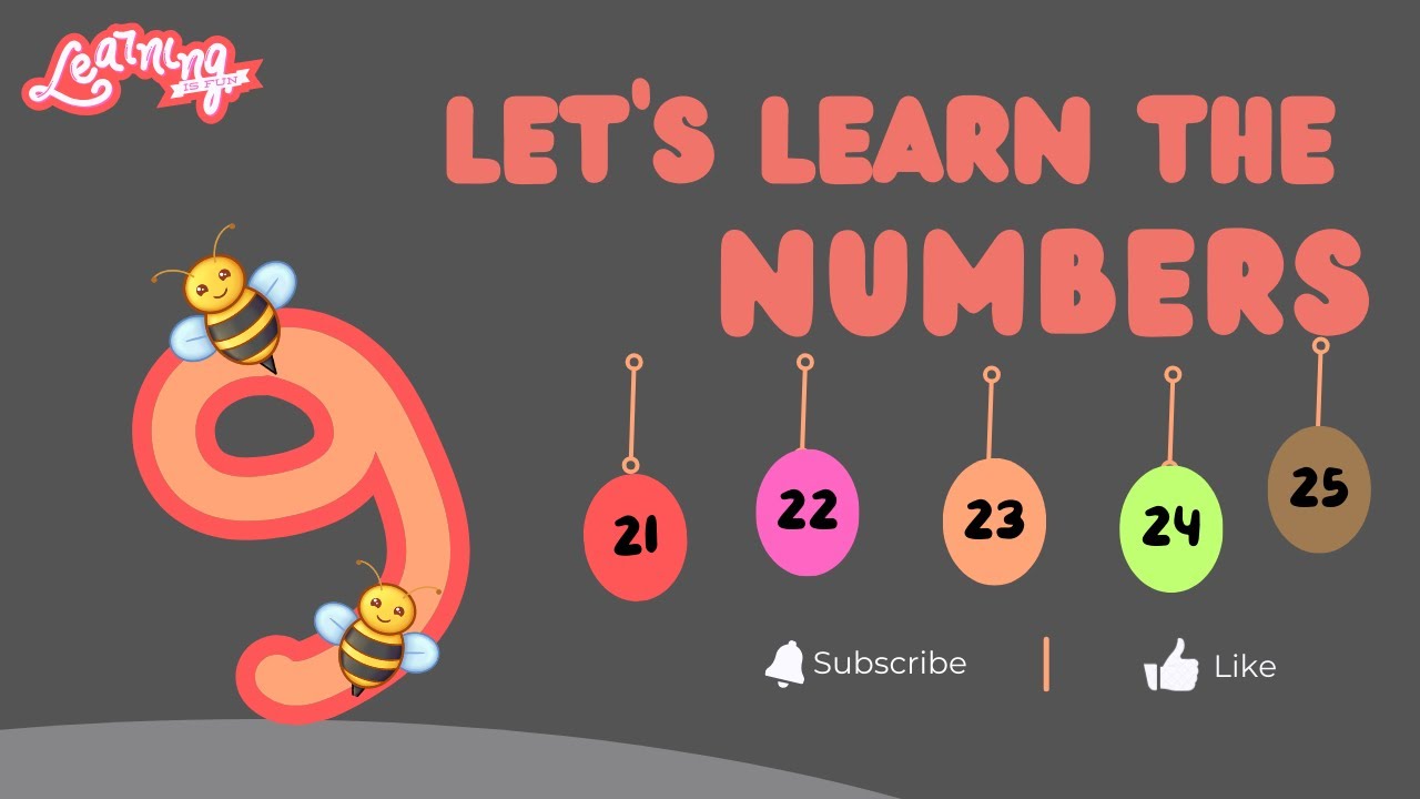 Infant Joy | Learn Numbers up to 21- 30 for Preschool | Counting ...