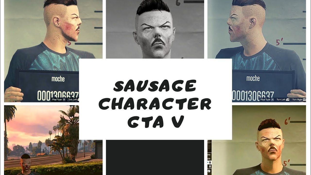 How to create the SAUSAGE character of METPRO SOWC GTA 5 online - YouTube