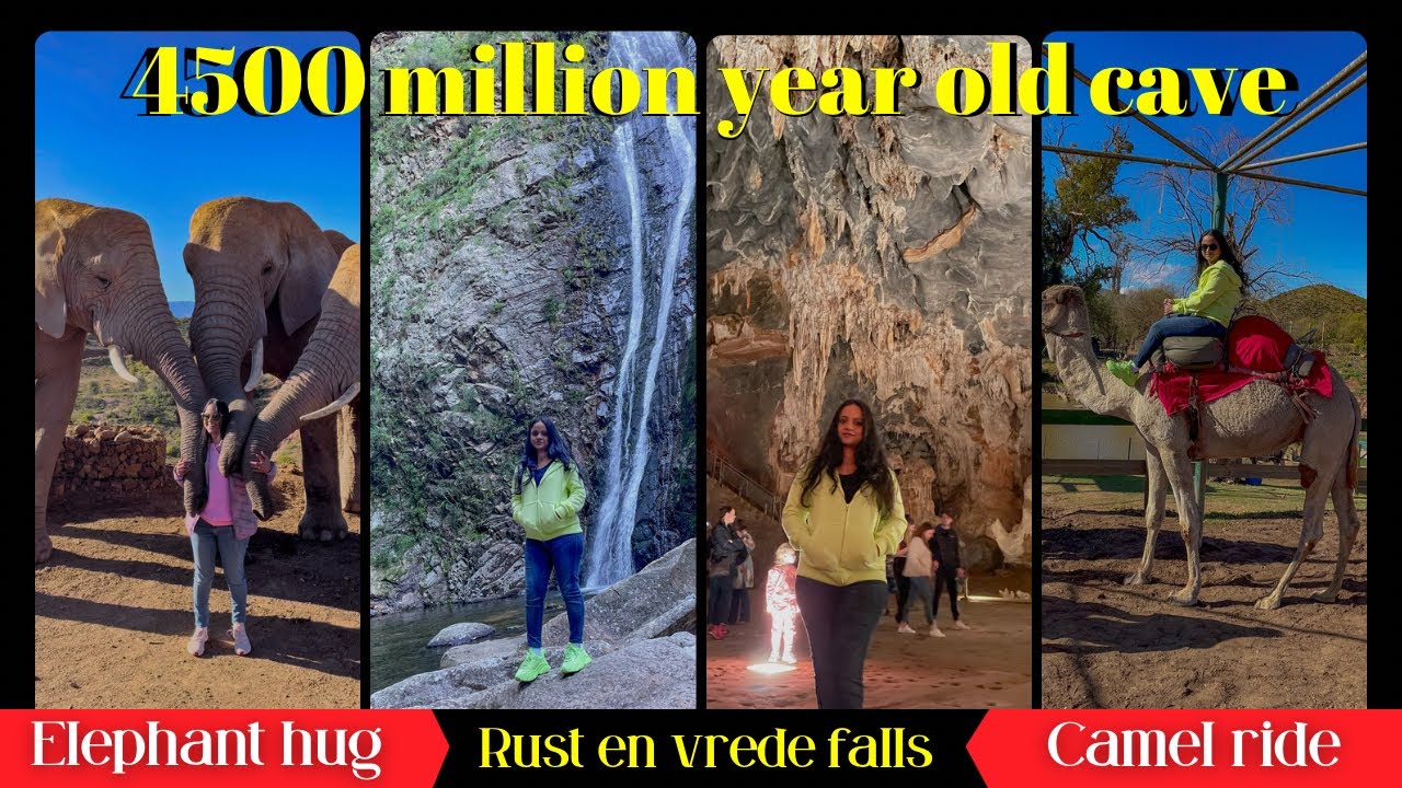4500 million year old cave😱| Camel Ride and Elephants Hug in South ...