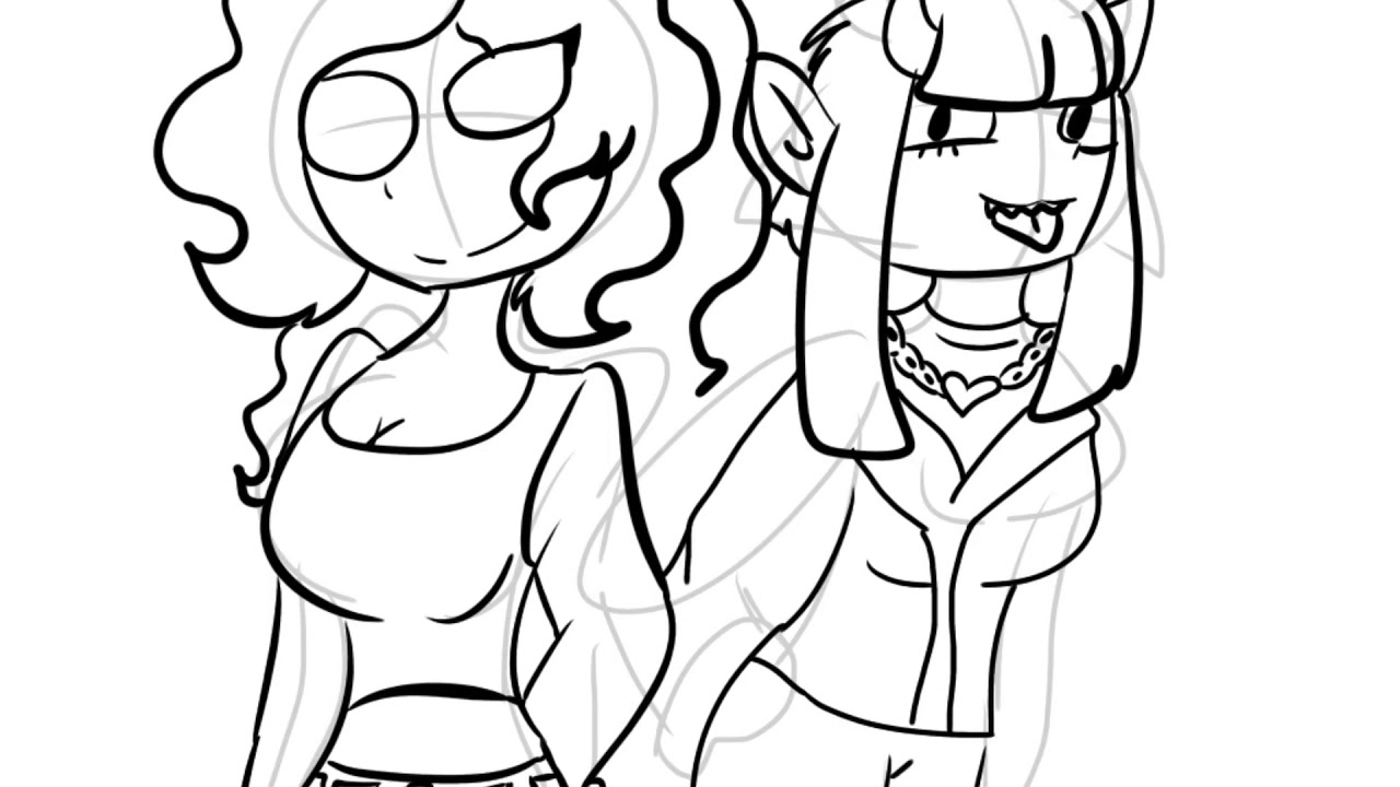 Drawing Tiktokers #1 & 2 - YouTube