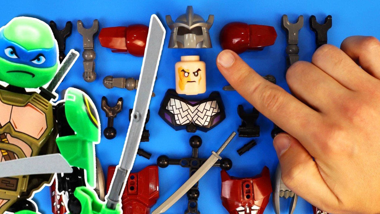 LEGO Shredder: Teenage Mutant Ninja Turtles Unofficial Set - YouTube