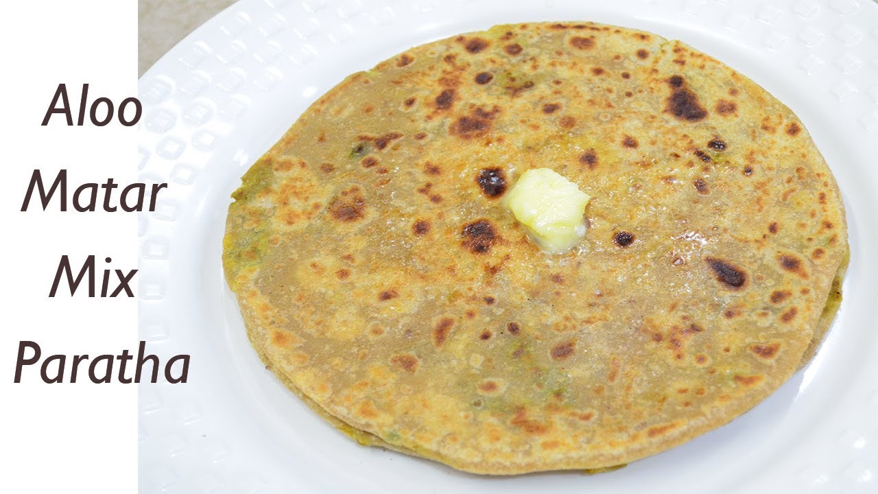 Aloo Matar Paratha recipe | आलू मटर पराठा बनाने की विधि | Aalu Matar ...