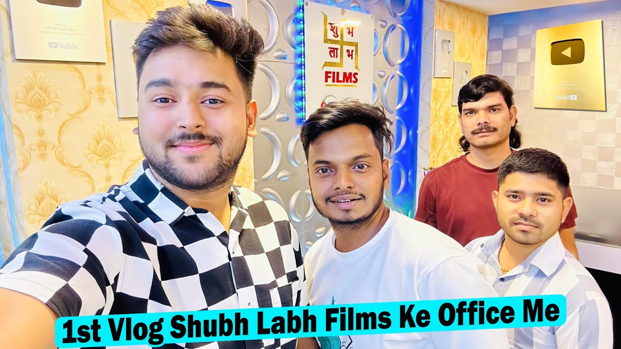 1st Vlog | Shubh Labh Films ke office me | Deepansh Singh Vlogs - YouTube