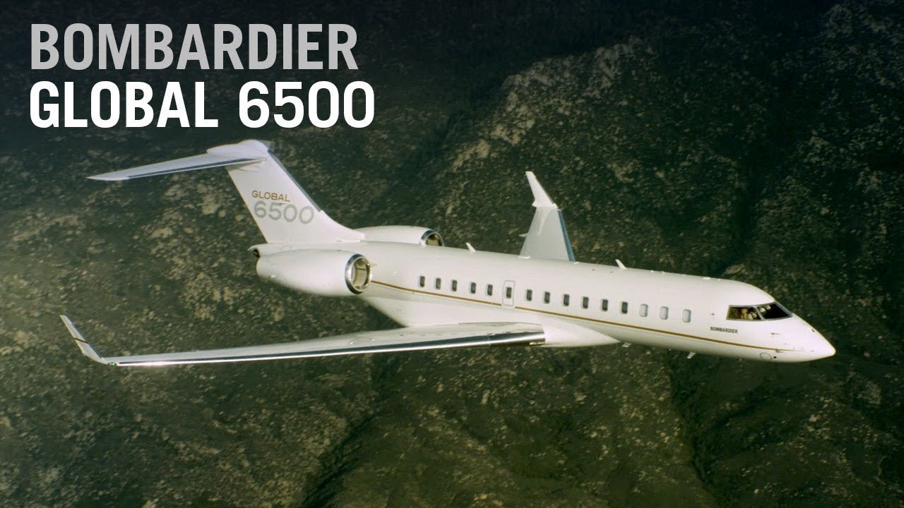 New Bombardier Global 6500 - The best Private Jet? - YouTube