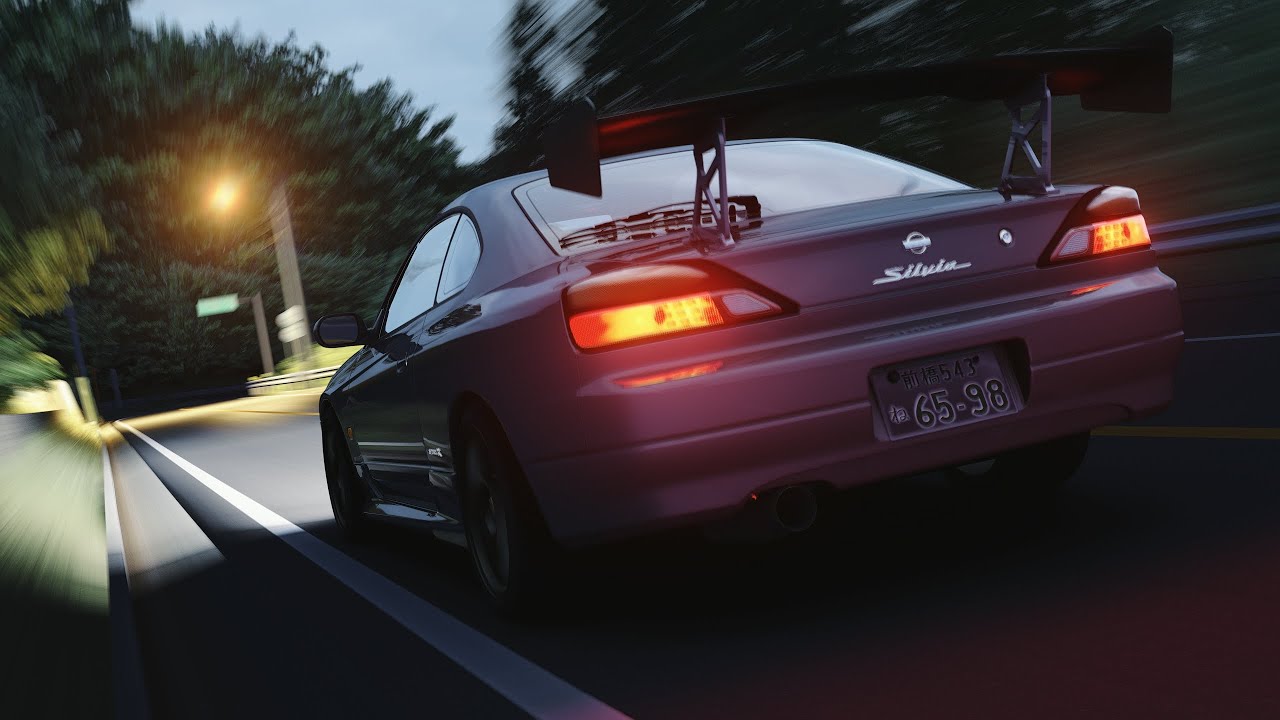 Another fanboy gutter run on Akina 【S15】 【Assetto Corsa x Initial D ...