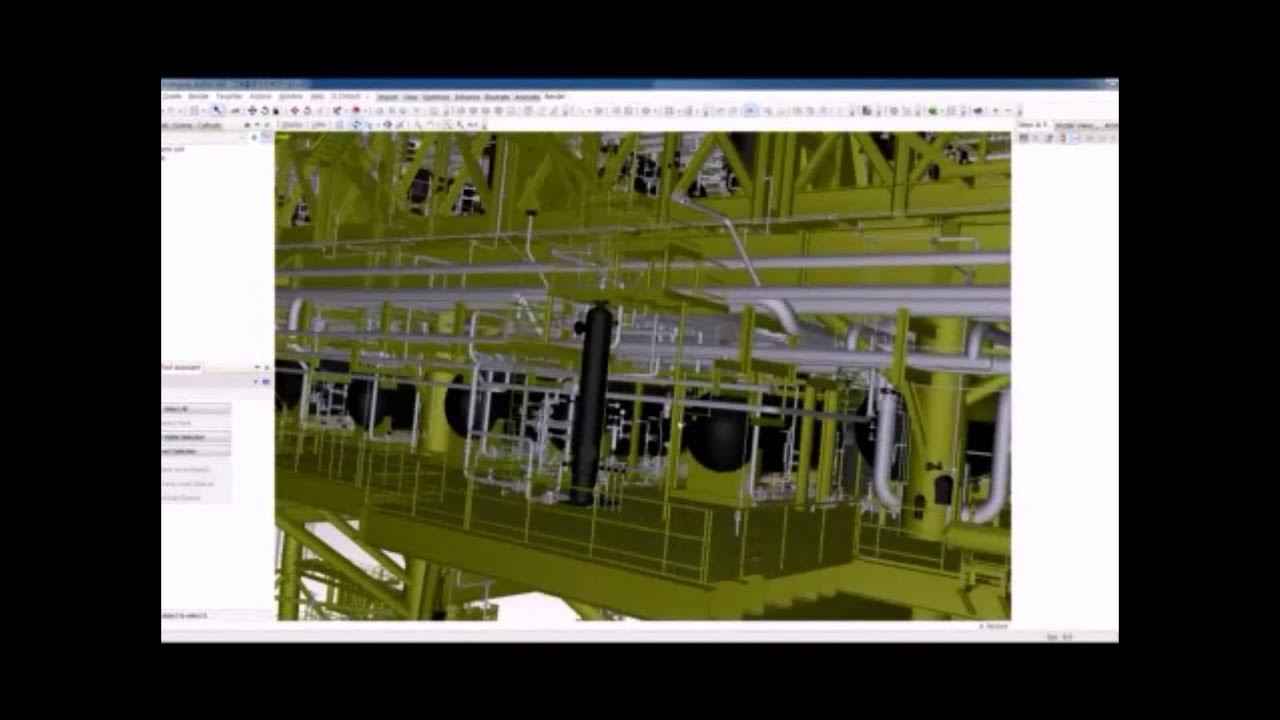 SAP 3D Visual Enterprise Author - 대용량 시추선을 VE솔루션으로 가볍게 핸들링 하세요~! - YouTube