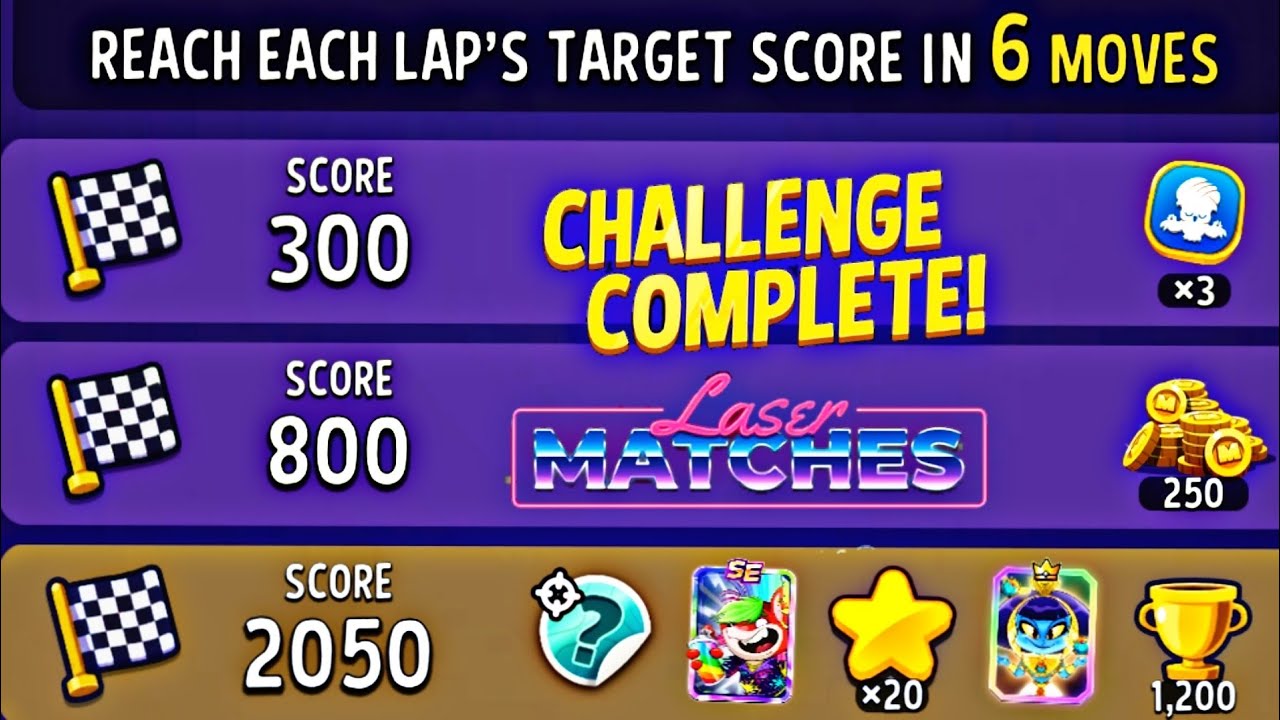 match masters tickets solo laser matches rainbow | 2050 score - YouTube