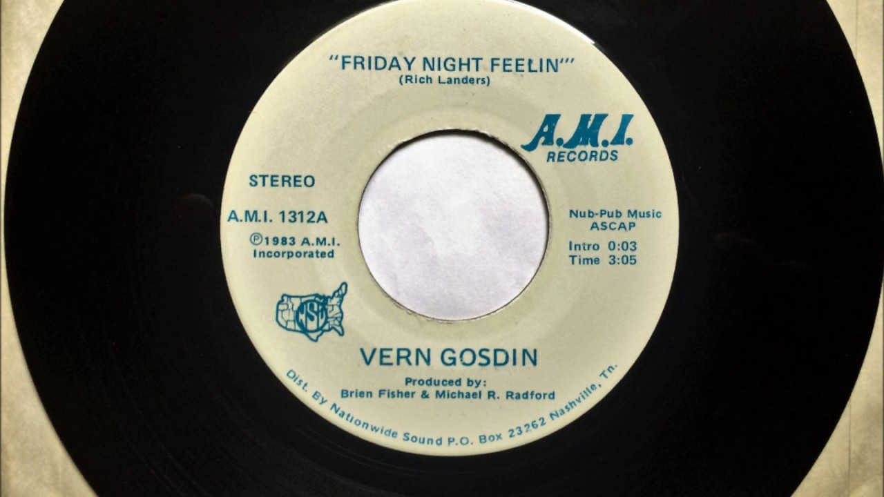 Friday Night Feelin' , Vern Gosdin , 1983 - YouTube