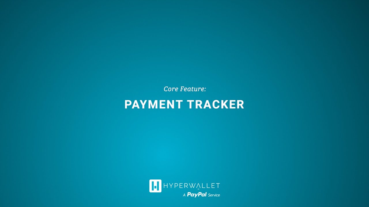 Hyperwallet's Integrated Payment Tracker - YouTube