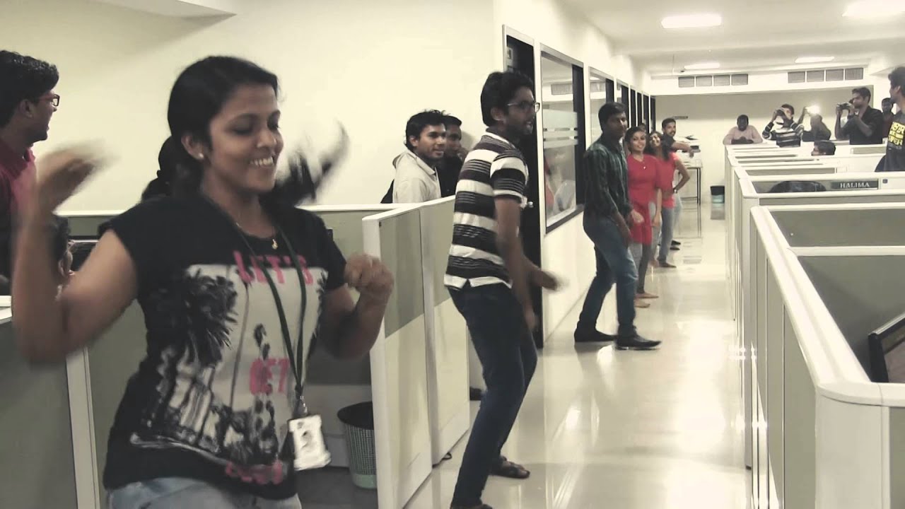 Fun is serious business @ Suyati! Flash Mob at Office - YouTube