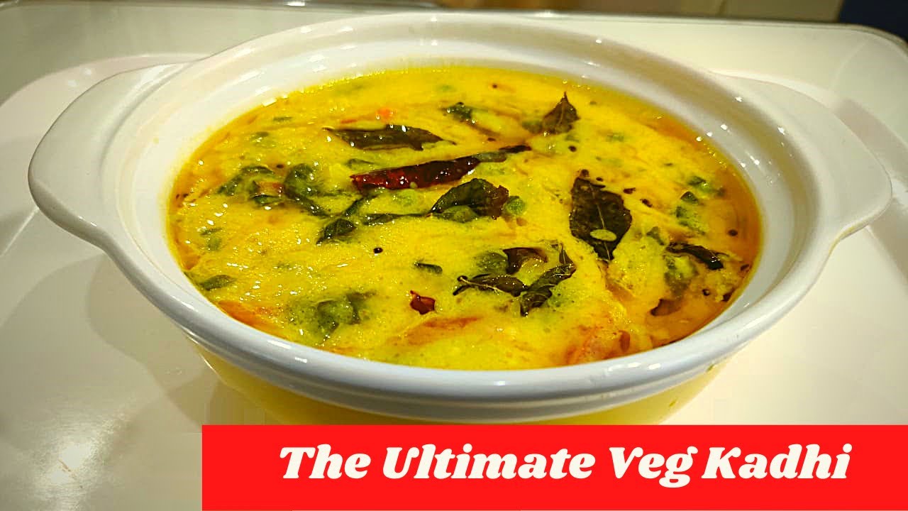 Vegetable Kadhi Recipe ! - YouTube