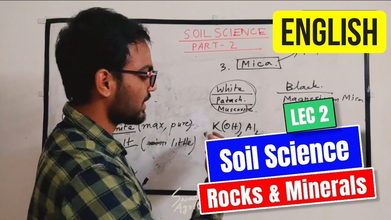 Rocks and Minerals | Type of minerals| Soil Science | Class 2 ...