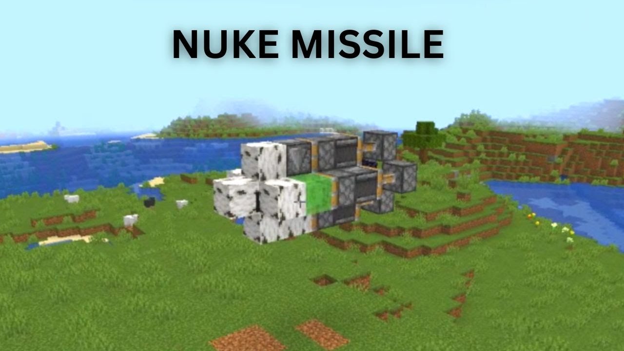 Nuke Missile in Minecraft | Minecraft Best Redstone Builds | #minecraft ...