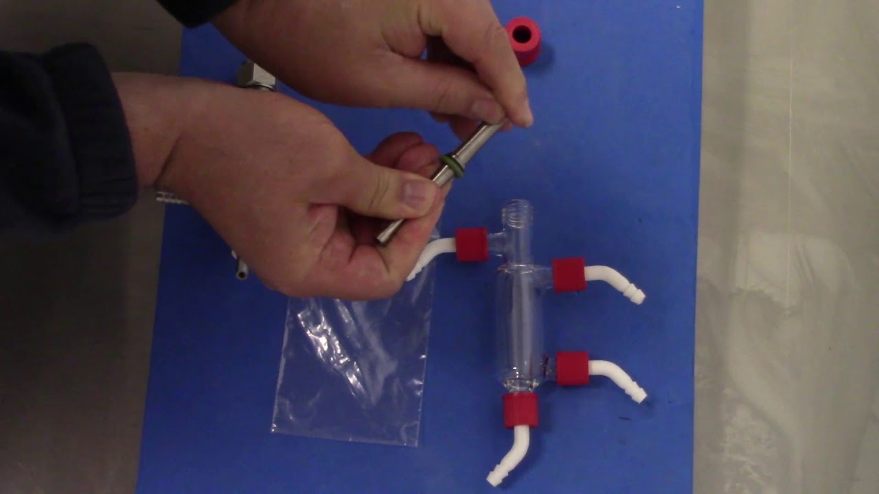 Hielscher Flow Cell assembly - YouTube