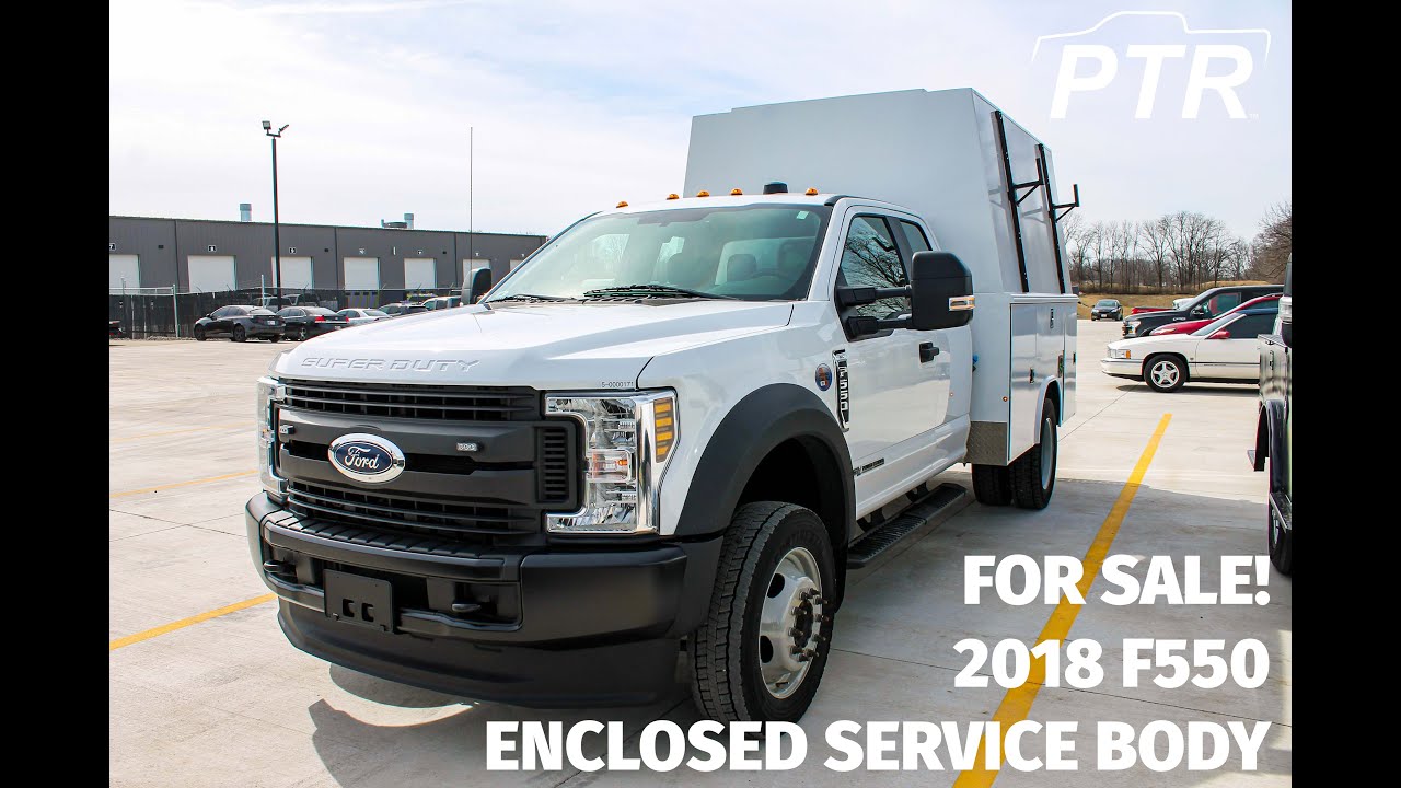 FOR SALE! 2018 Ford F550 Enclosed Service Body - YouTube