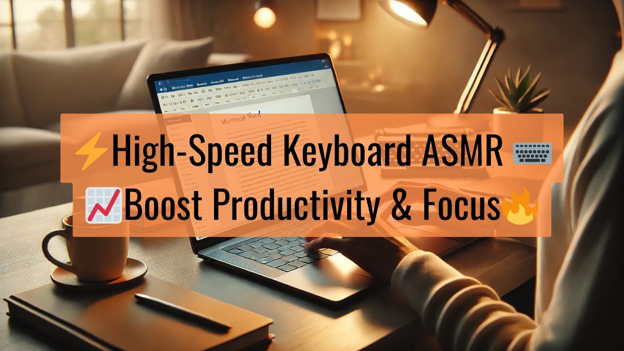 Fast Typing ASMR ⌨️🎧 | Intense & Satisfying Keyboard Sounds for Deep ...