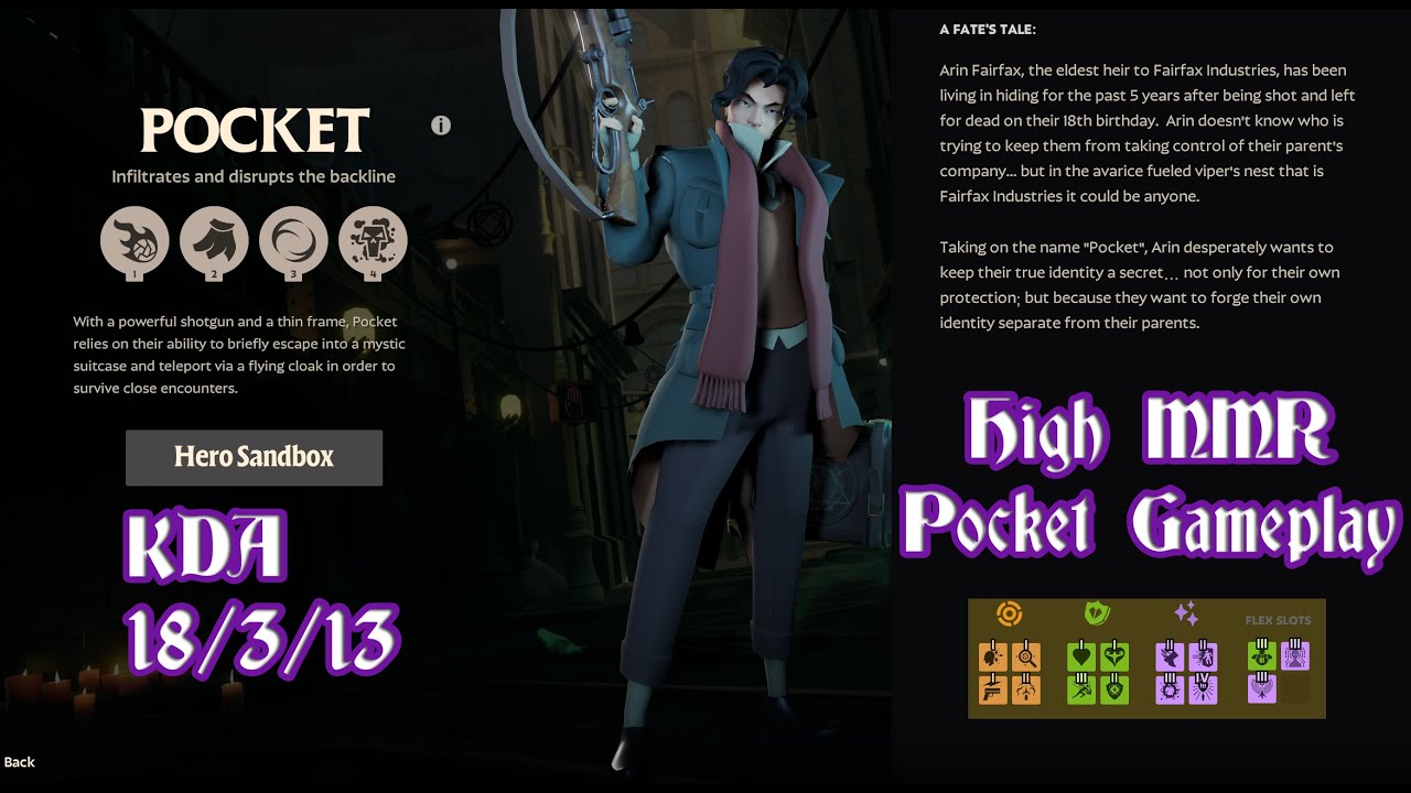 Deadlock - Pocket Gameplay - High MMR - 18/3/13 KDA - YouTube