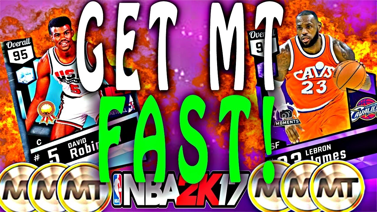NBA 2k17 MyTeam How To Make MT | Fastest & Easiest Way To Make 100k MT ...