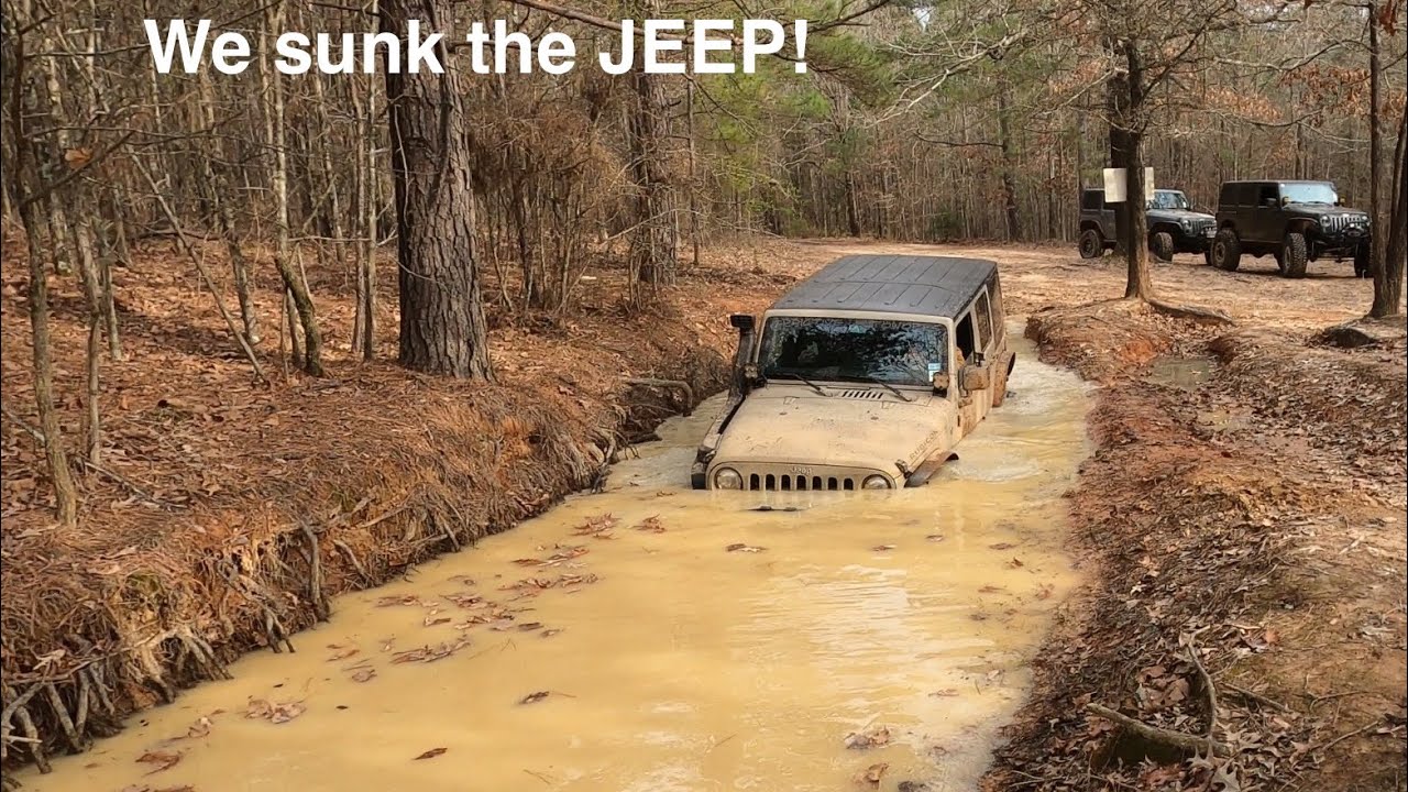 Beast Nation sinks a Jeep at Barnwell Mountain - YouTube