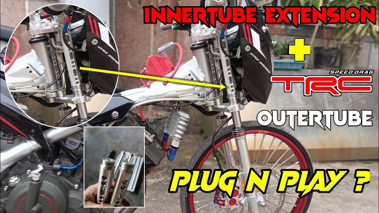 Installing Innertube Extension | Trc Wave Outertube On Raider 150 | Project Streetbike - YouTube