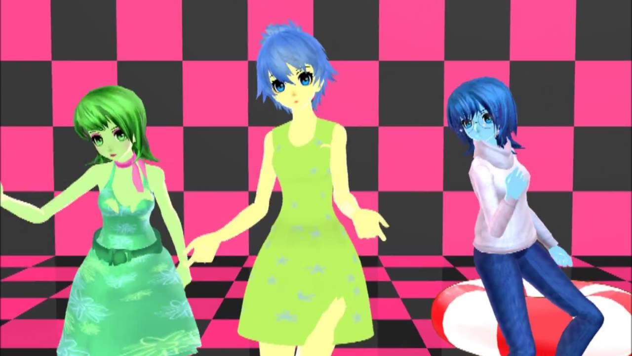 [MMD]Inside Out] Joy,Sadness and Disgust ★ WAVE - YouTube