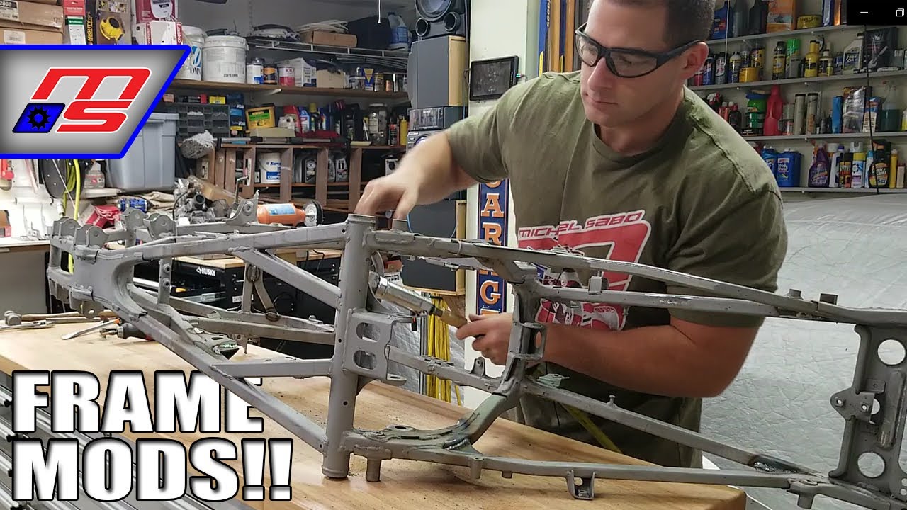 Making This 250R Frame as close to aftermarket as POSSIBLE! Project ...