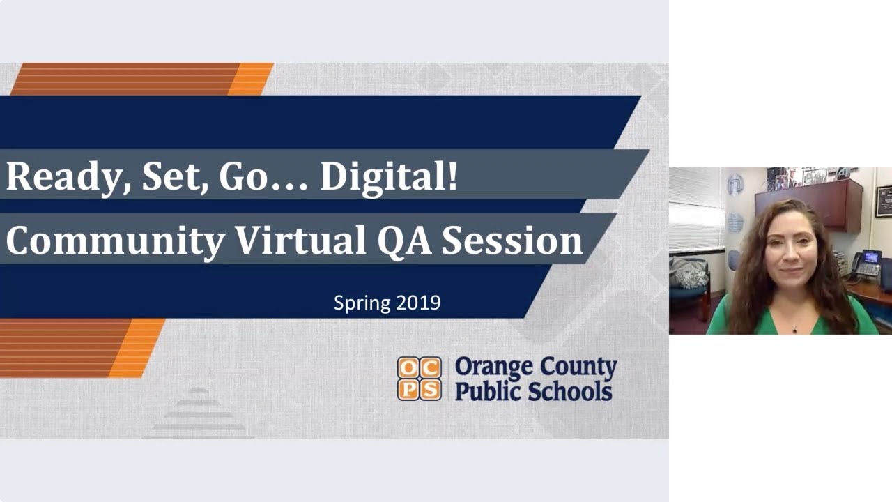 OCPS | 2019 Elementary Digital Learning Virtual QA - YouTube