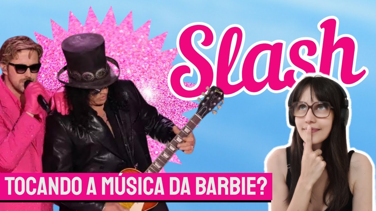 Por que SLASH tocou BARBIE no Oscar? - YouTube