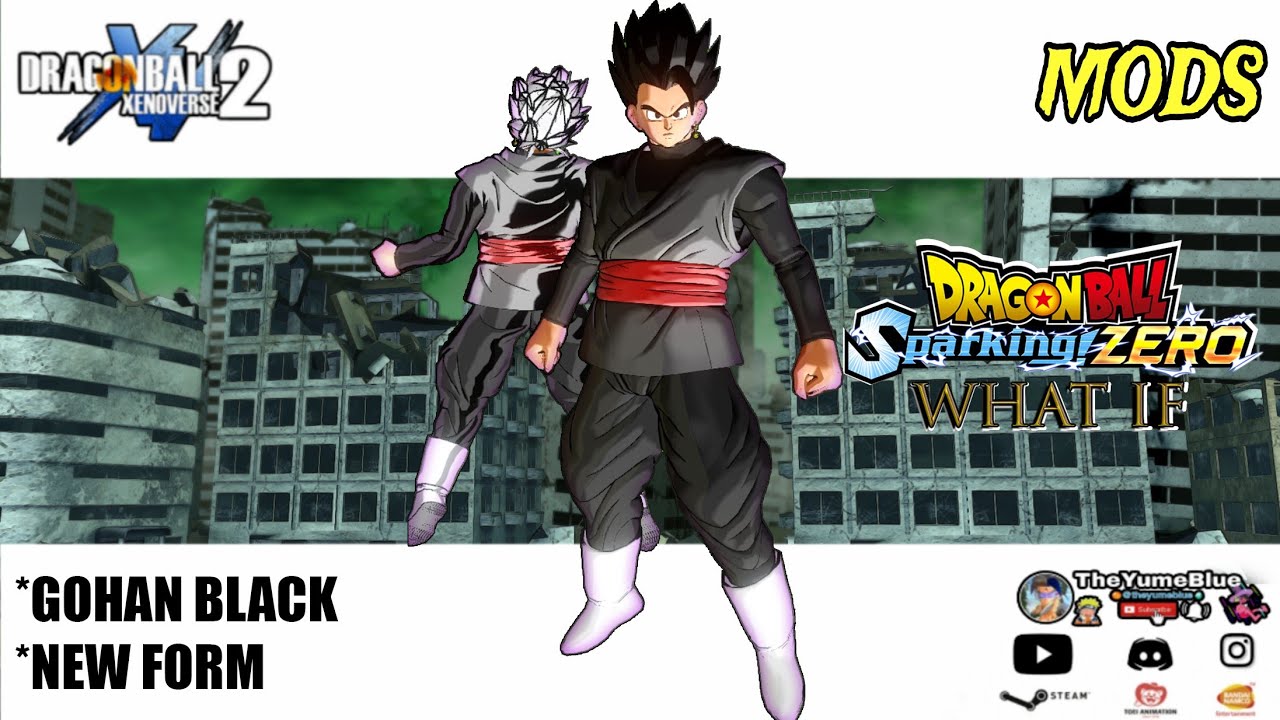 DBXV2 - MODs | Black Gohan | @theyumeblue - YouTube
