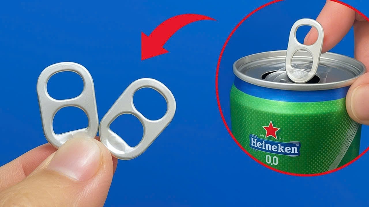 Millions of people don't know this amazing use of beer can lids! Secret ...