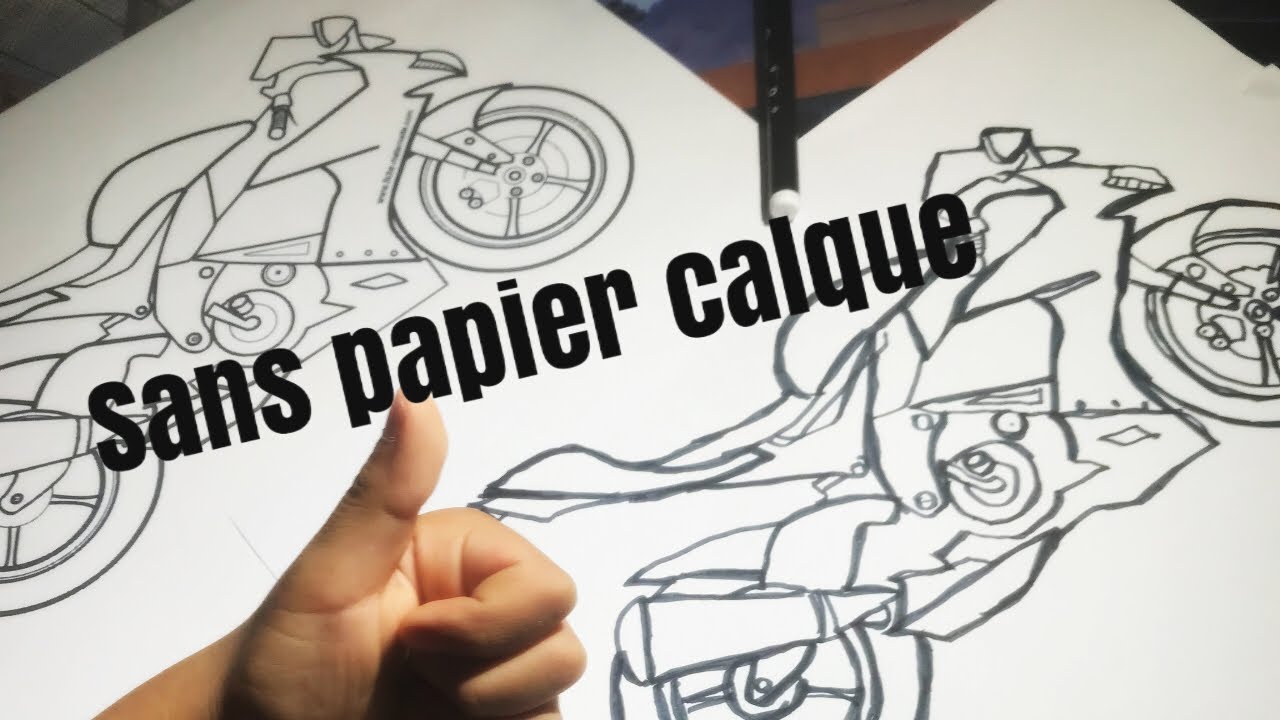 Tuto astuce| comment décalquer sans papier calque - YouTube