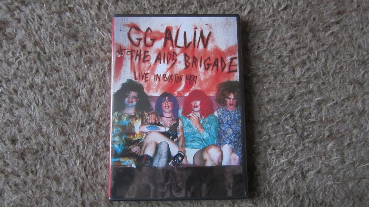 GG Allin & The Aids Brigade Live In Boston 1989 Dvd Unboxing - YouTube