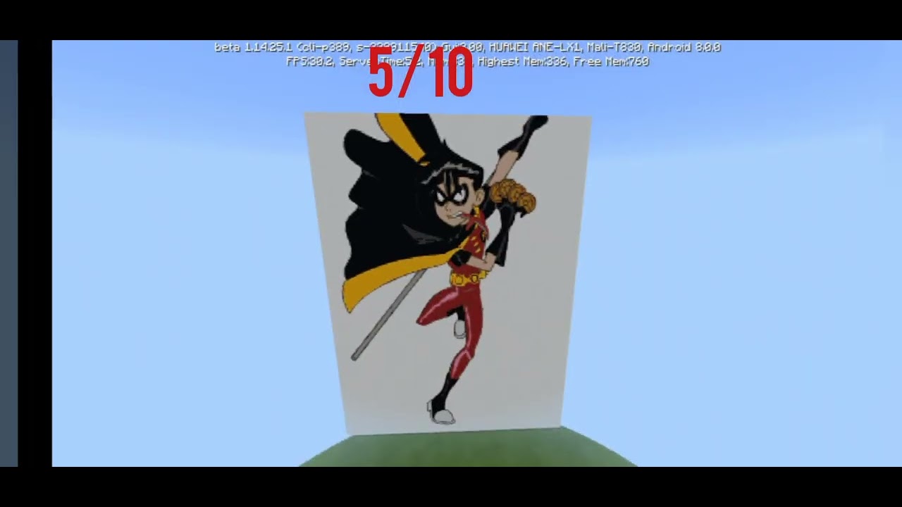 I build robin in Minecraft - YouTube