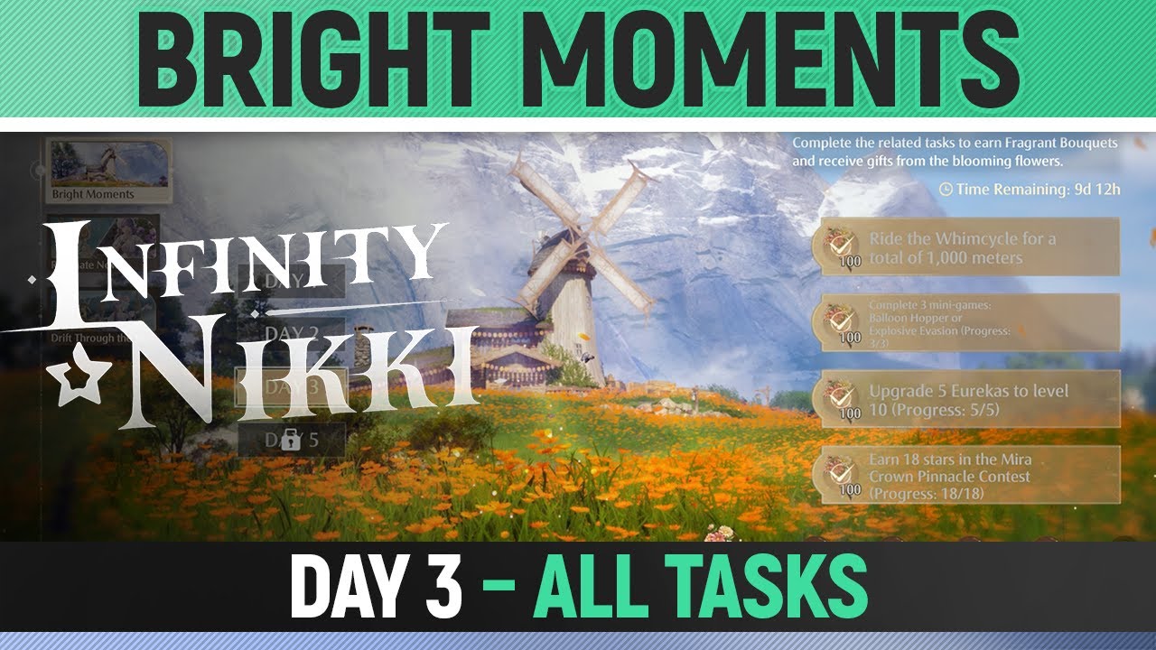 Infinity Nikki - Bright Moments - Day 3 - All Tasks - YouTube