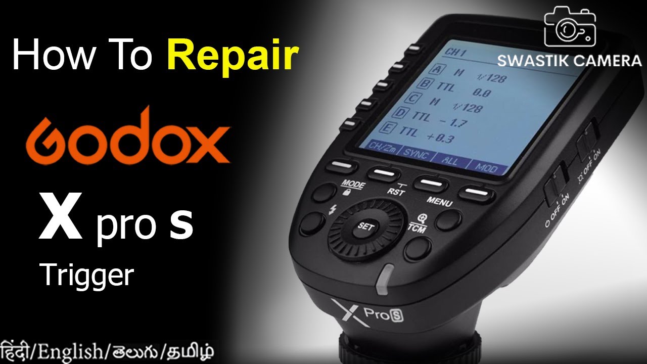 Repair Godox Trigger x pro sony Mount | Swastik Camera - YouTube