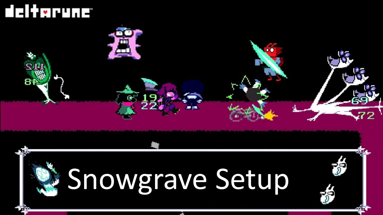 deltarune: Snowgrave setup - YouTube