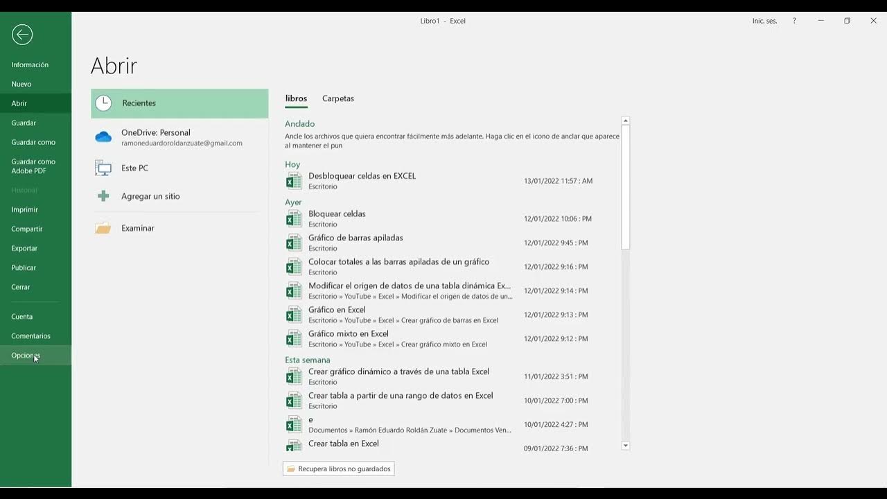 Activar la opción de macros y programación visual basic en EXCEL - YouTube