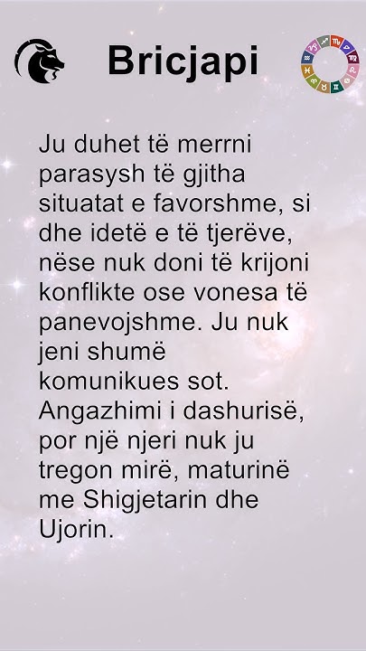 Bricjapi: horoskopi i se e enjte 12 Shtator 2024 #short - YouTube