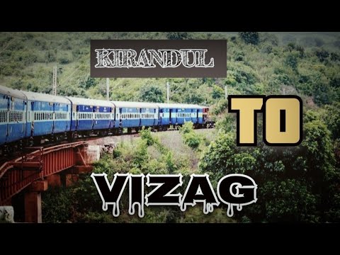 First time train travel 🥺Kirandul se Vishakhapatnam ll ll First train ...