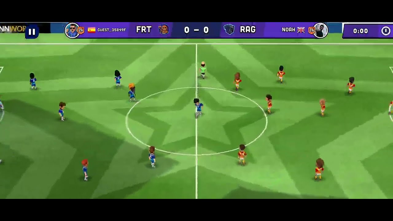 Mini Football Partido Online Victoria 1-0 - YouTube