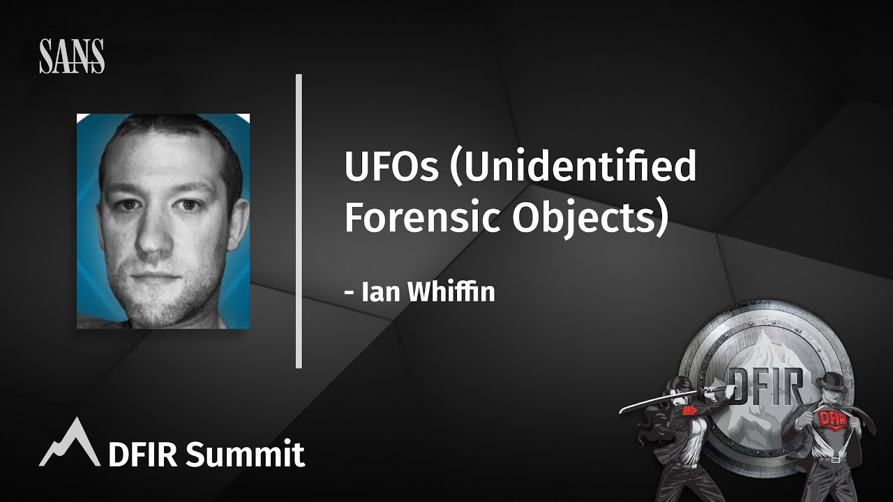 UFOs (Unidentified Forensic Objects) | Ian Whiffin - YouTube