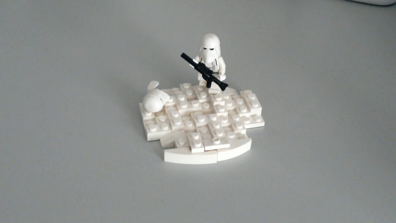Lego Star wars mini moc on hoth - YouTube