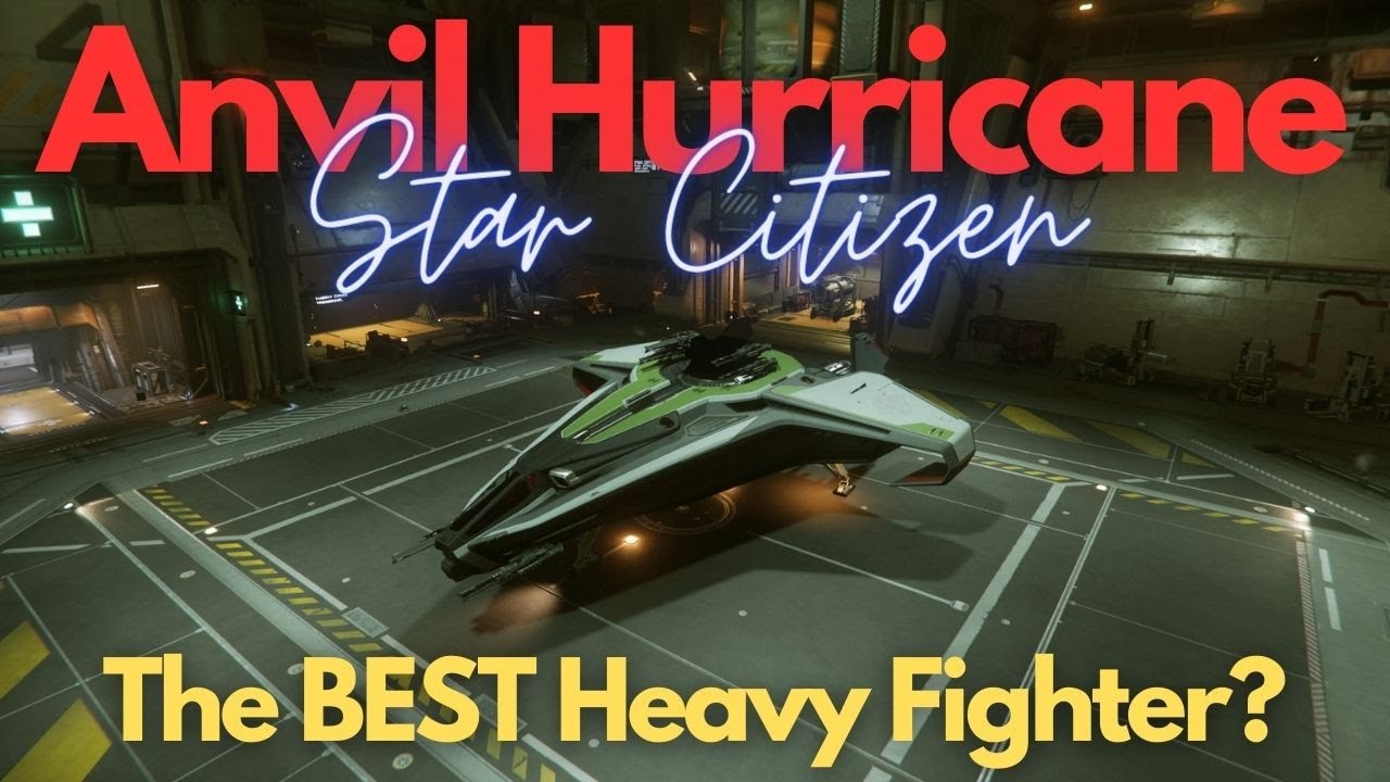 Star Citizen - Anvil Hurricane Overview(Best Heavy Fighter?) - YouTube