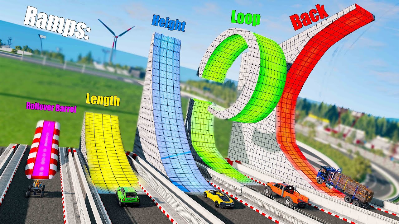 Which Ramp will Give you the Best jump? (rollover, lengtth, height ...