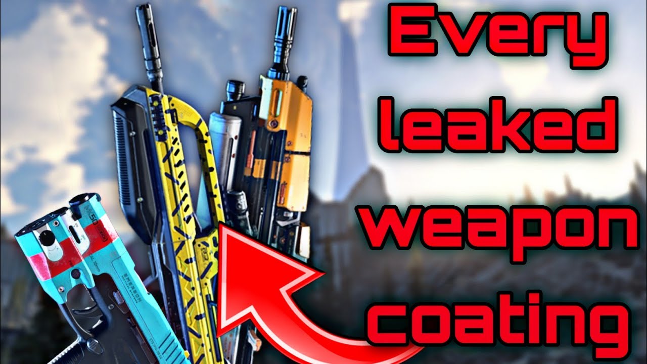 Every Leaked Weapon Coating - Halo Infinite Cylix guide - YouTube