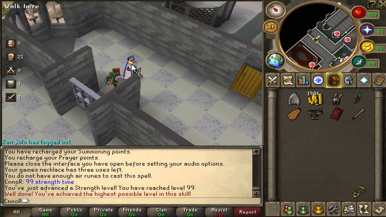 Getting 99 Strength | Runescape | CnnoR | - YouTube